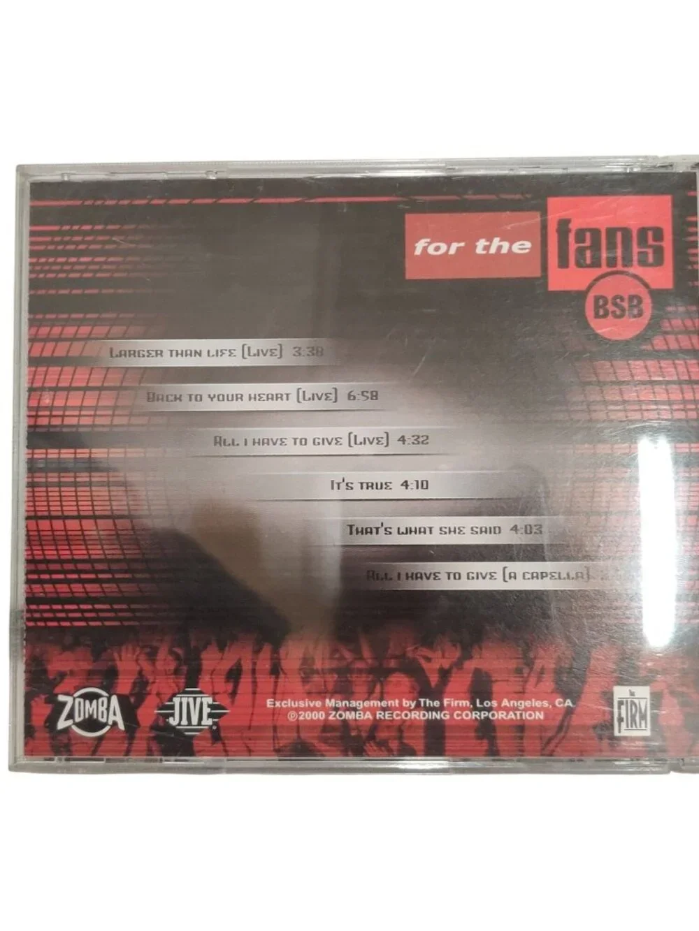 Media | Backstreet Boys For The Fans Enhanced Cd Interactive Live ...